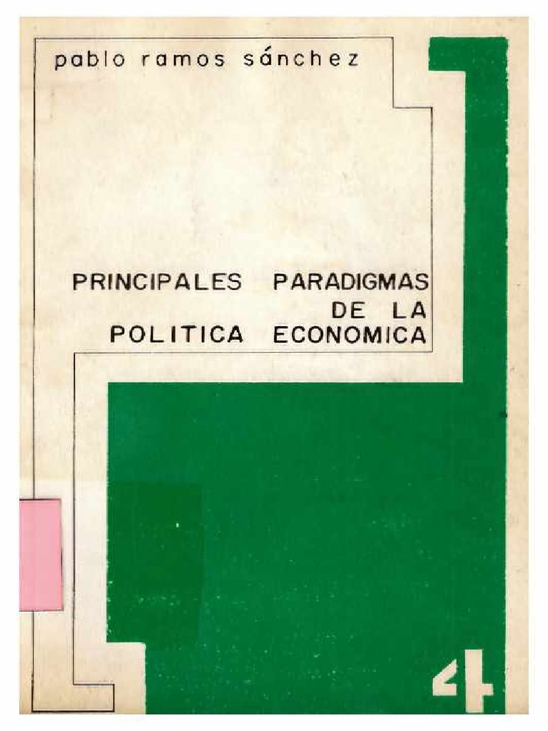 Principales Paradigmas de Política Económica de Pablo Ramos | PDF | Mercantilismo | Capitalismo