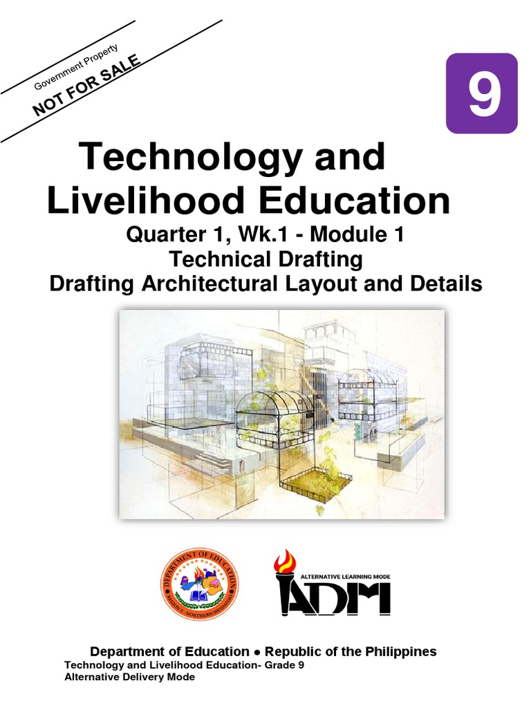 TLE9 Q1 M1 Wk1 Technical-Drafting-Architectural-Layout-and-Details v5 ...
