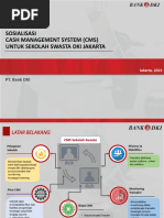 Panduan Layanan CMS Bank DKI | PDF