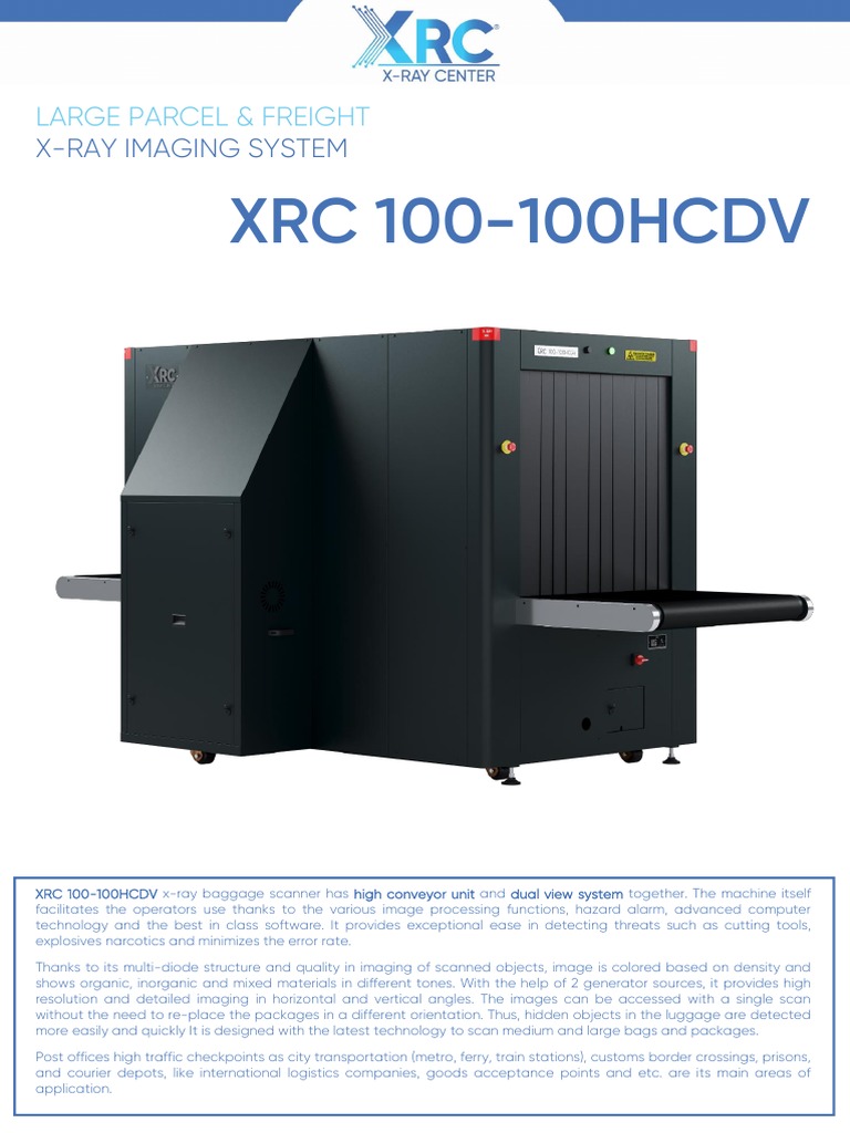 X-RAY CENTER 100x100 Dual View | PDF | X Ray | Image Scanner