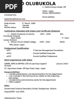 Sample CV - Fake Resume | PDF