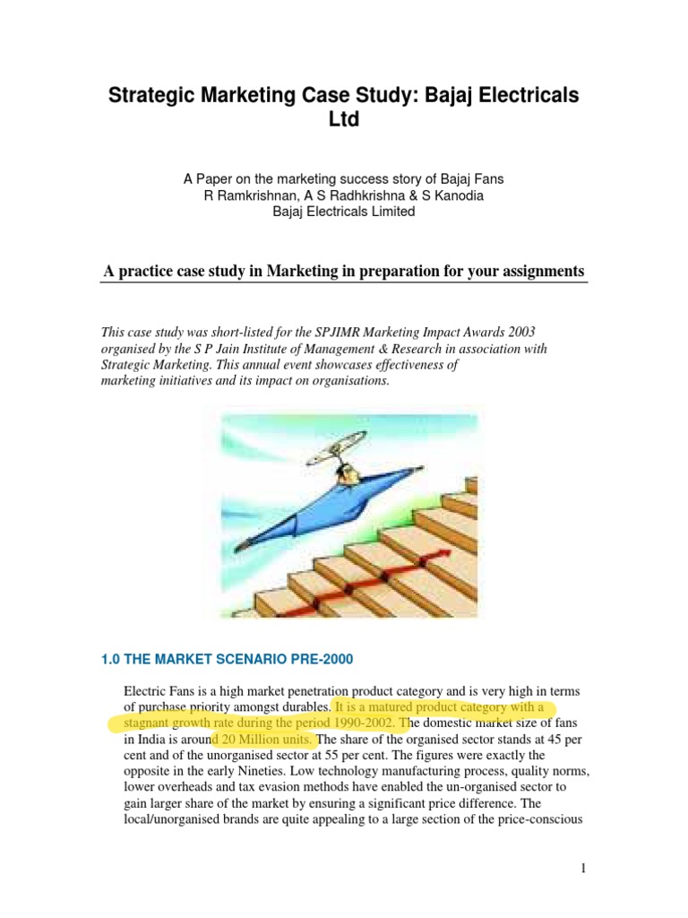 Bajaj Fans Marketing Strategy Overview | PDF | Brand | Retail