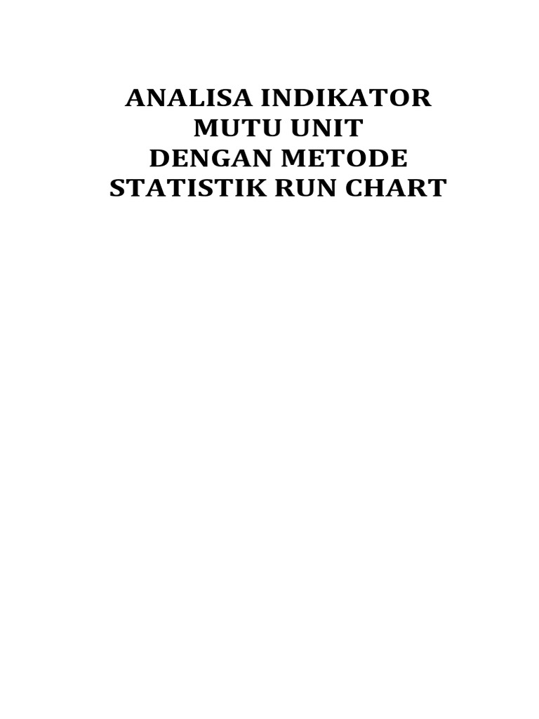 Analisa Indikator Mutu Unit 2019 | PDF