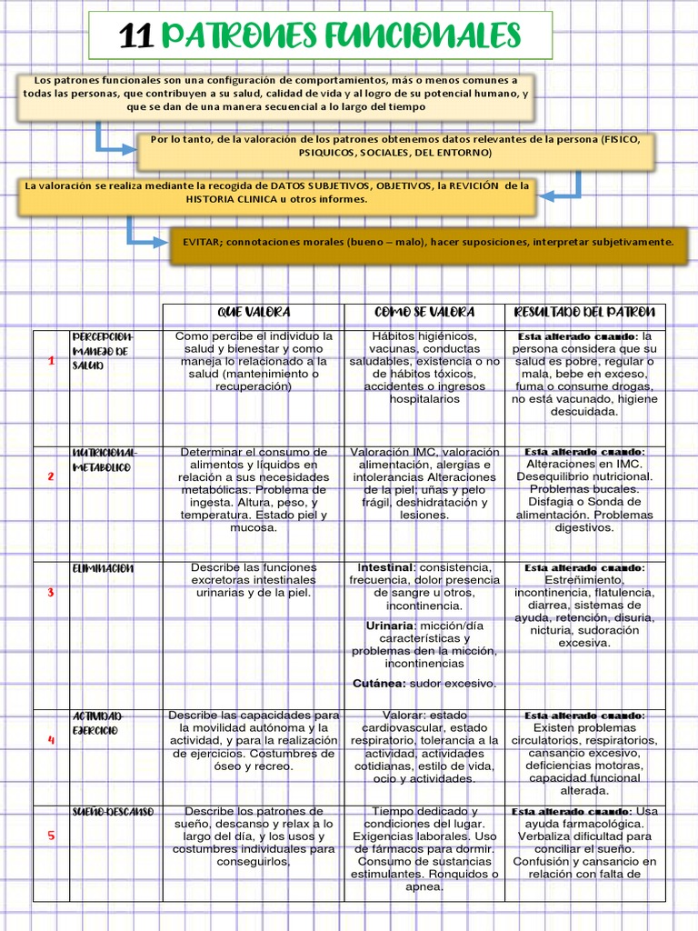 Patrones Funcionales | PDF | Comportamiento | Estrés (biología)