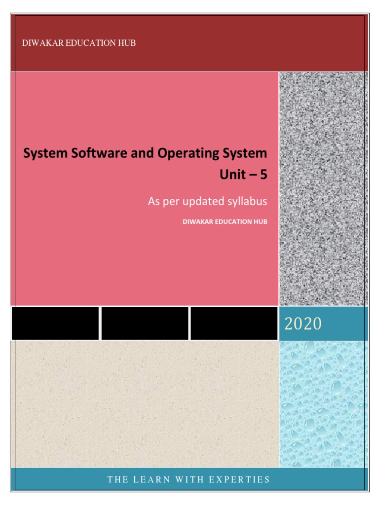 C S and Application UNIT-5 | PDF | Operating System | Library (Computing)