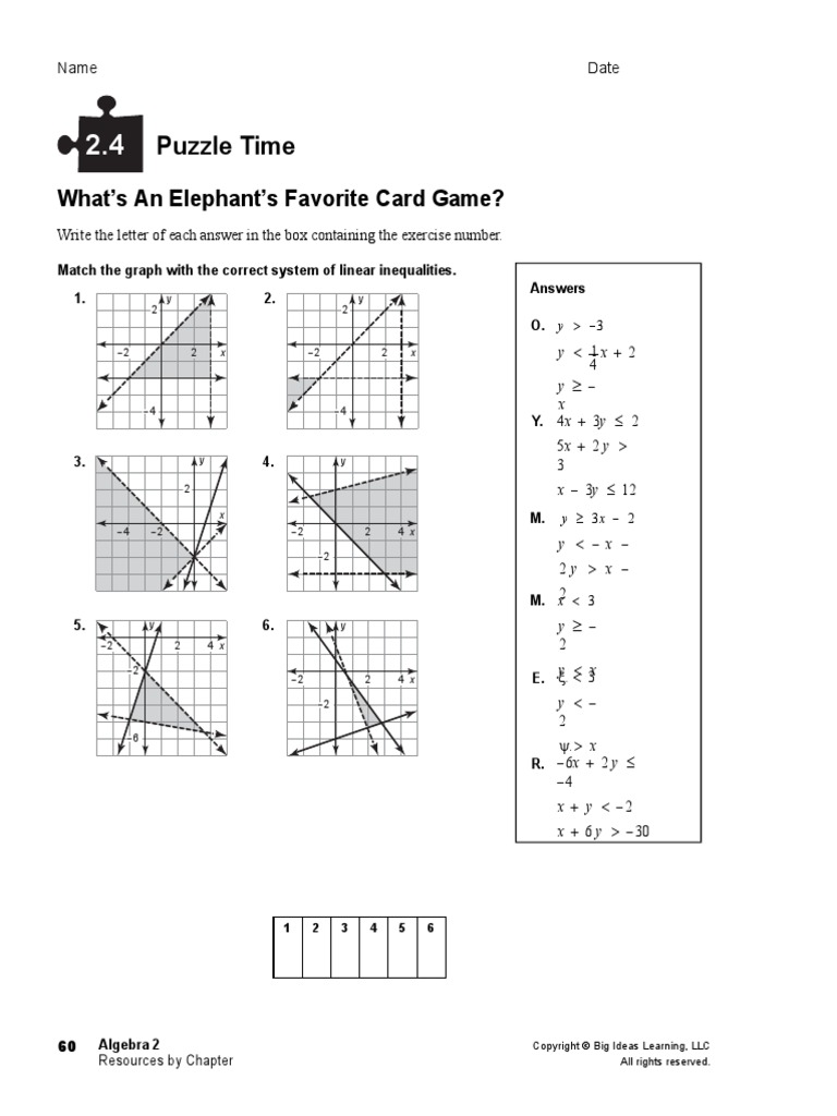 2 4 Puzzle Time | PDF | Mathematics | Algebra
