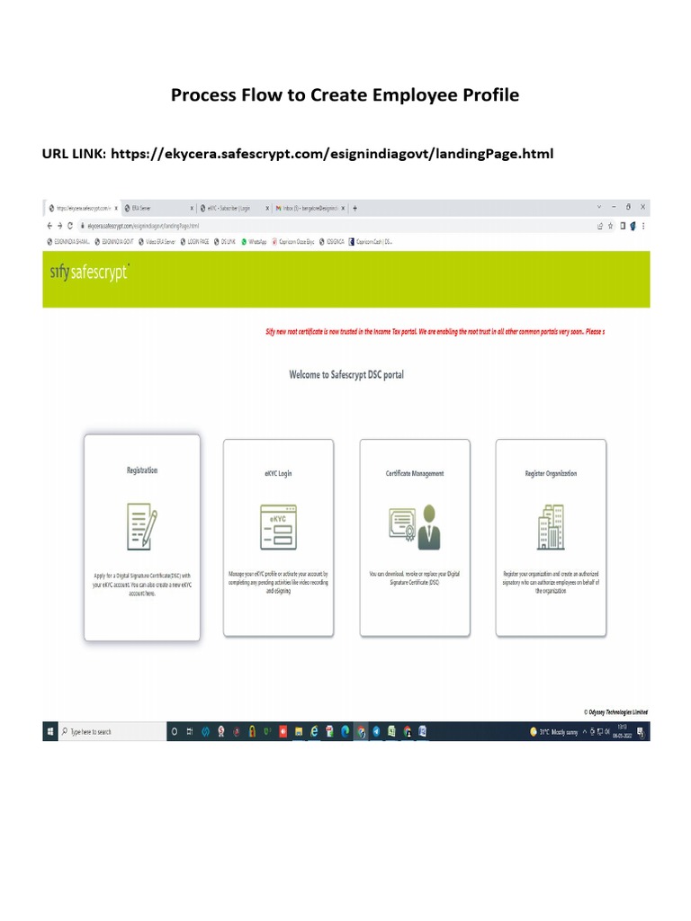 DSC Profile Creation | PDF
