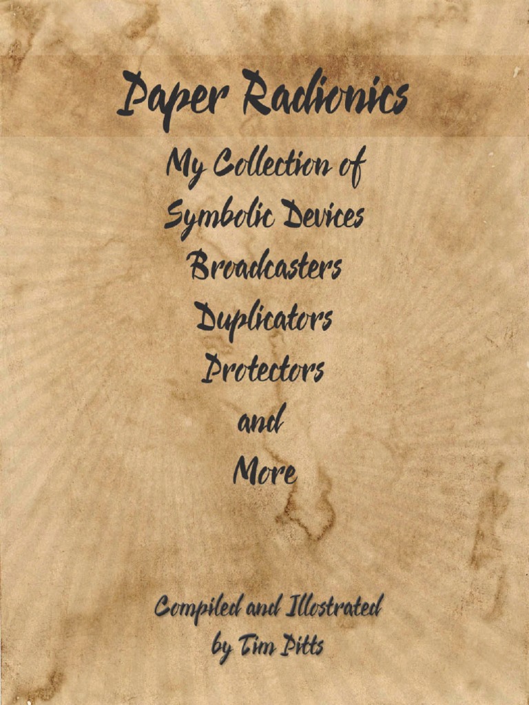 Paper Radionics Tim Pitts Sept 23 2021 | PDF | Screw | Dowsing