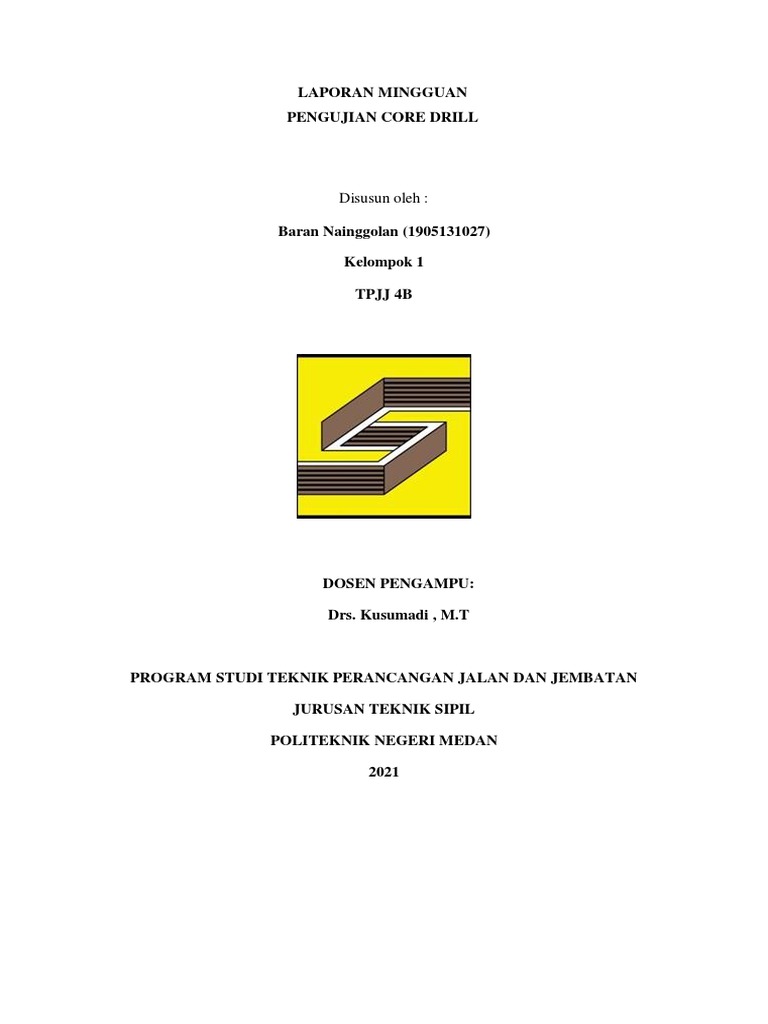 CORE DRILL TESTING REPORT | PDF