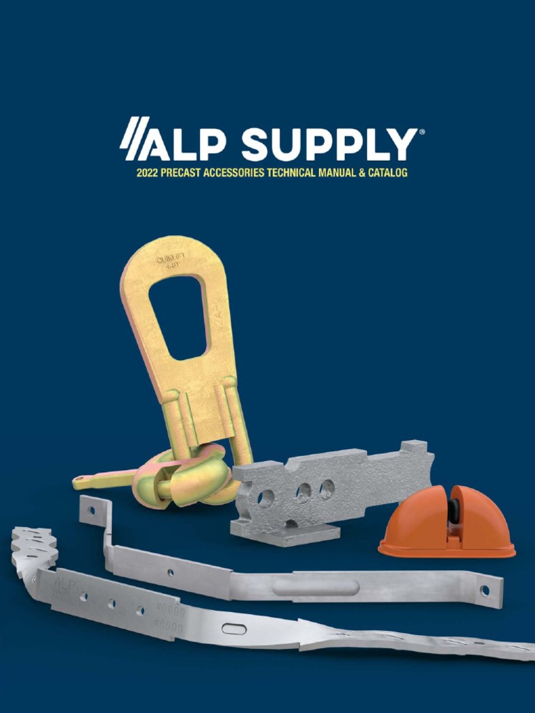 Precast Accessories Catalog 2022 | PDF | Concrete | Anchor