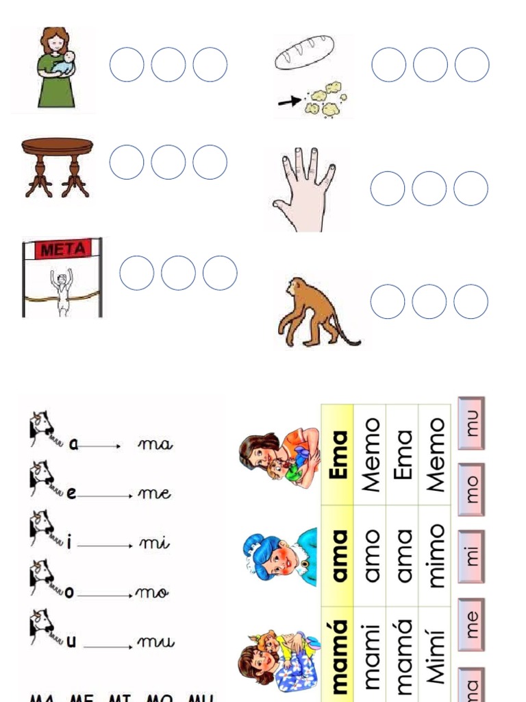 Silabas de Ma y Pa | PDF