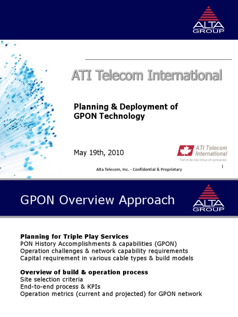 Ati Gpon | PDF | Telecommunications Infrastructure | Electronic Engineering