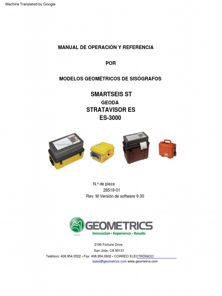 01 - M - Geode NZ SmartSeis ES 3000 | PDF | Software | Hardware de la ...