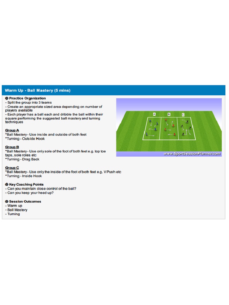 25 Different Soccer Exercises PDF | PDF