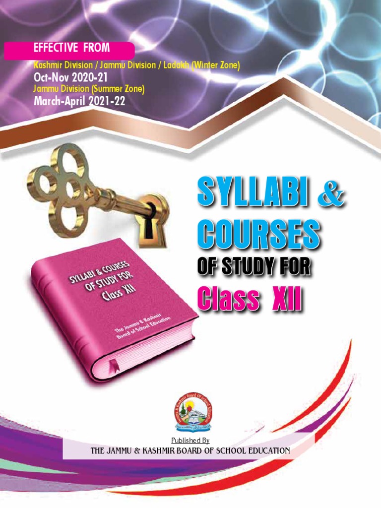 Revised Syllabus 12th Revised 5 PM | PDF | Reading Comprehension | Test ...