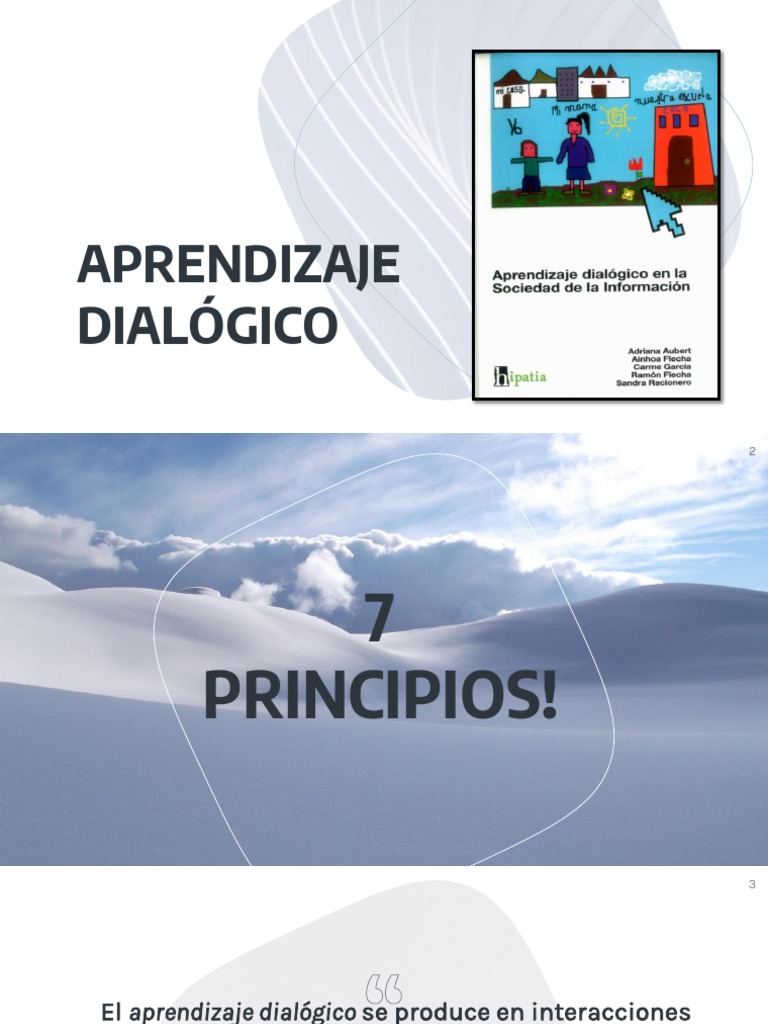 Aprendizaje Dialógico: 7 Principios | PDF | Inteligencia | Aprendizaje