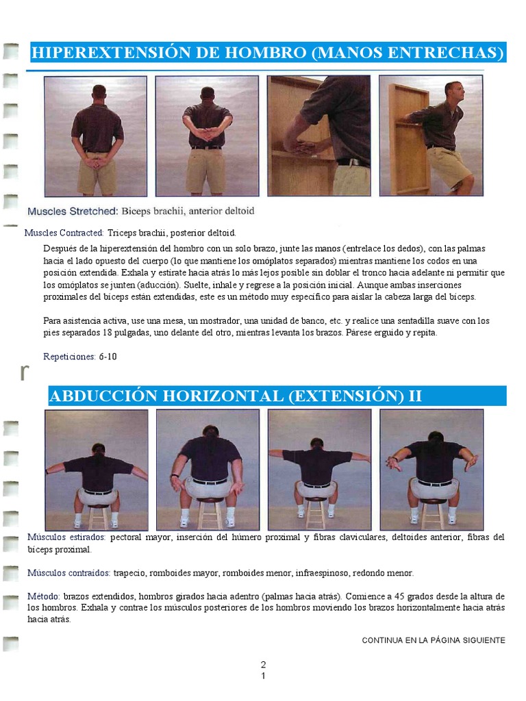 Active Isolated Stretching The Mattes Method 31 60 | PDF | Hombro | Mano