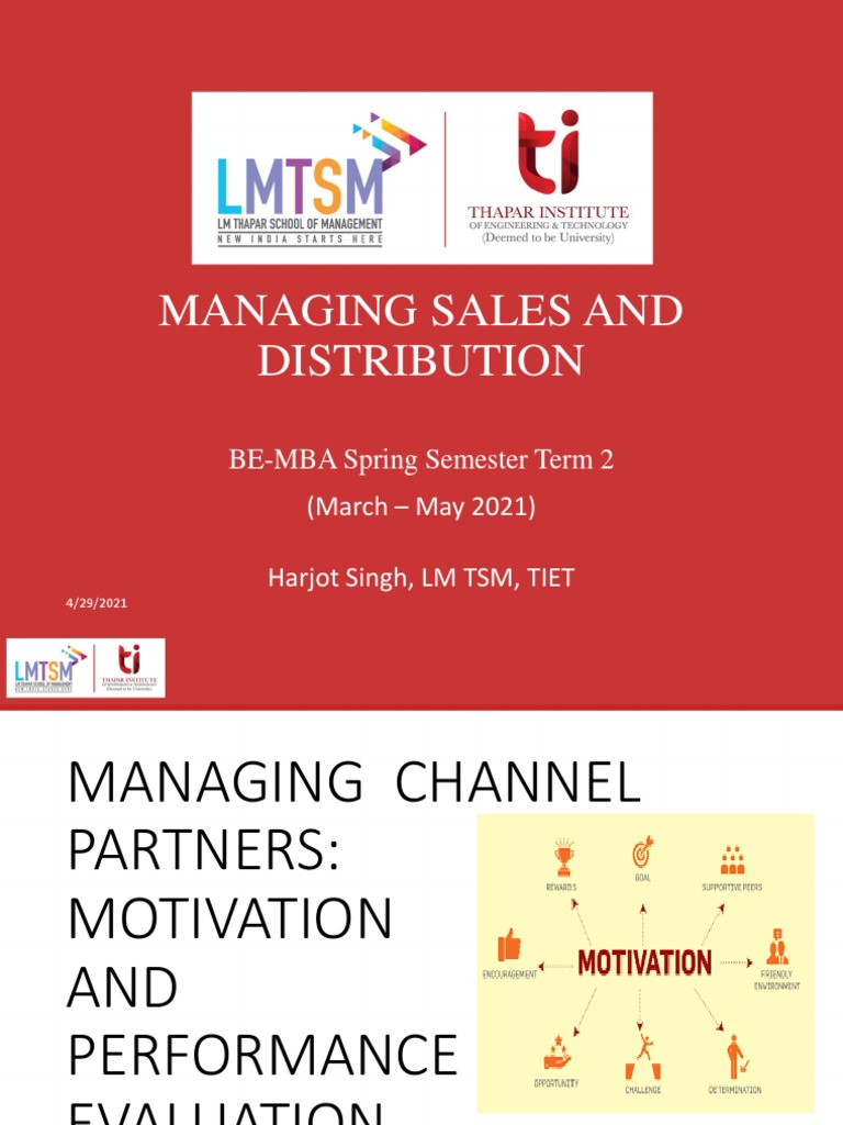 Managing Channel Partners | PDF | Sales | Inventory Managing Channel Partners | PDF | Sales | Inventory