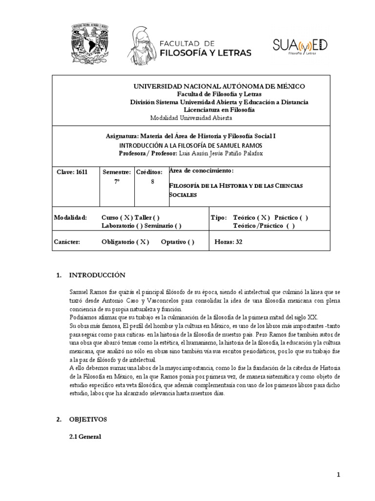 Patino Palafox Luis Aaron Materia de Filosofia e Area Social Semestre ...