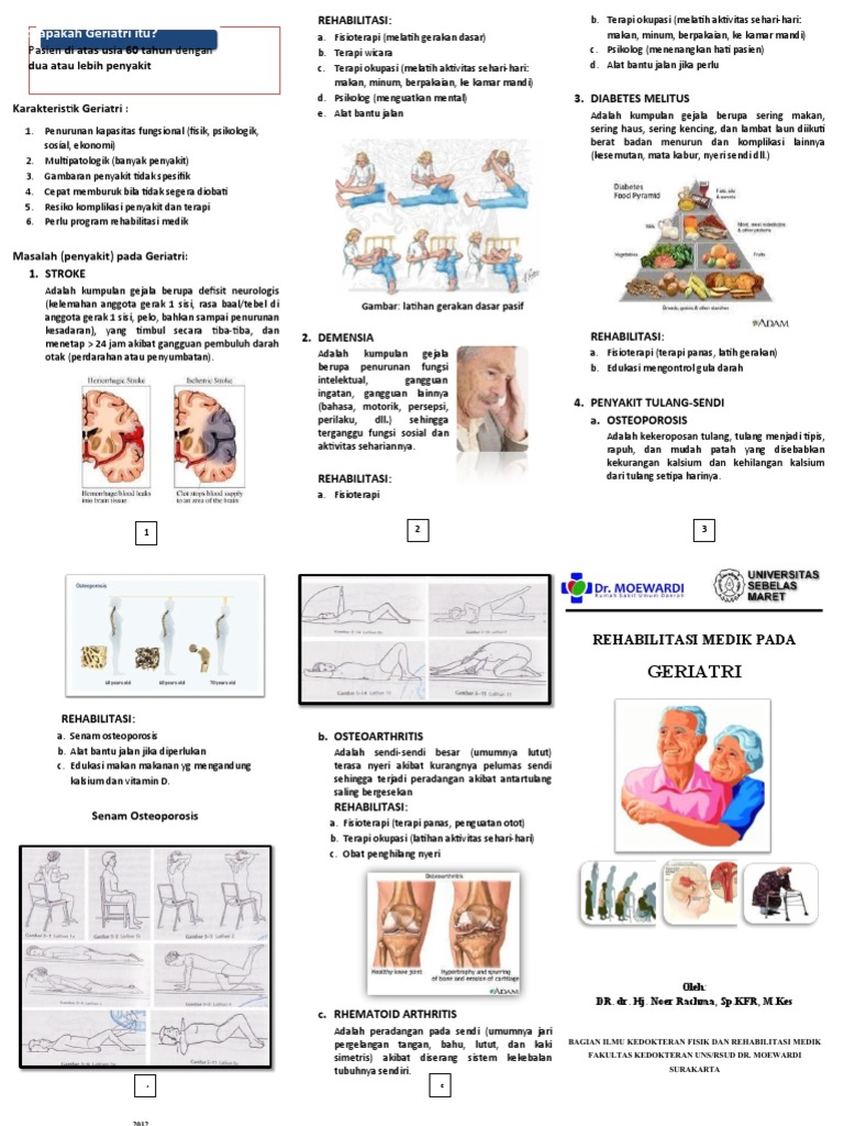 Rehabilitasi Fisioterapi Geriatri | PDF