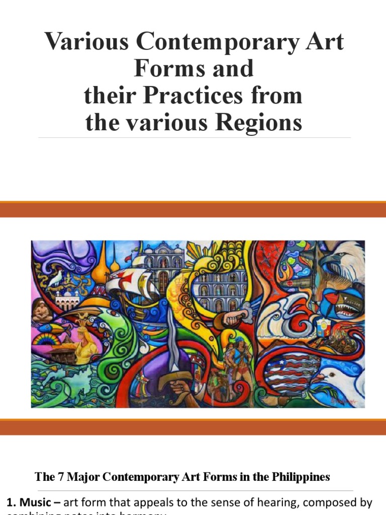 Major Contemporary Art Forms in the Philippines | PDF | The Arts ...
