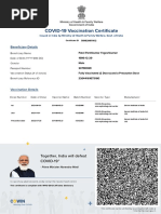 International Vaccination Certificate Form | PDF