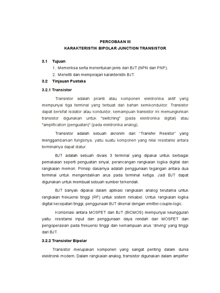 Laporan Pendahuluan Modul 3.1 | PDF