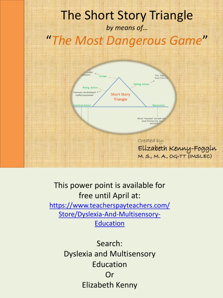The Most Dangerous Game: The Short Story Triangle " " | PDF