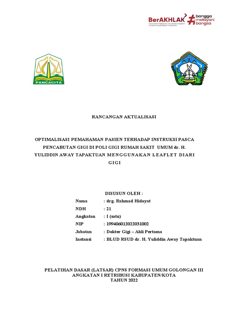 Rancangan Aktualisasi Dayat | PDF