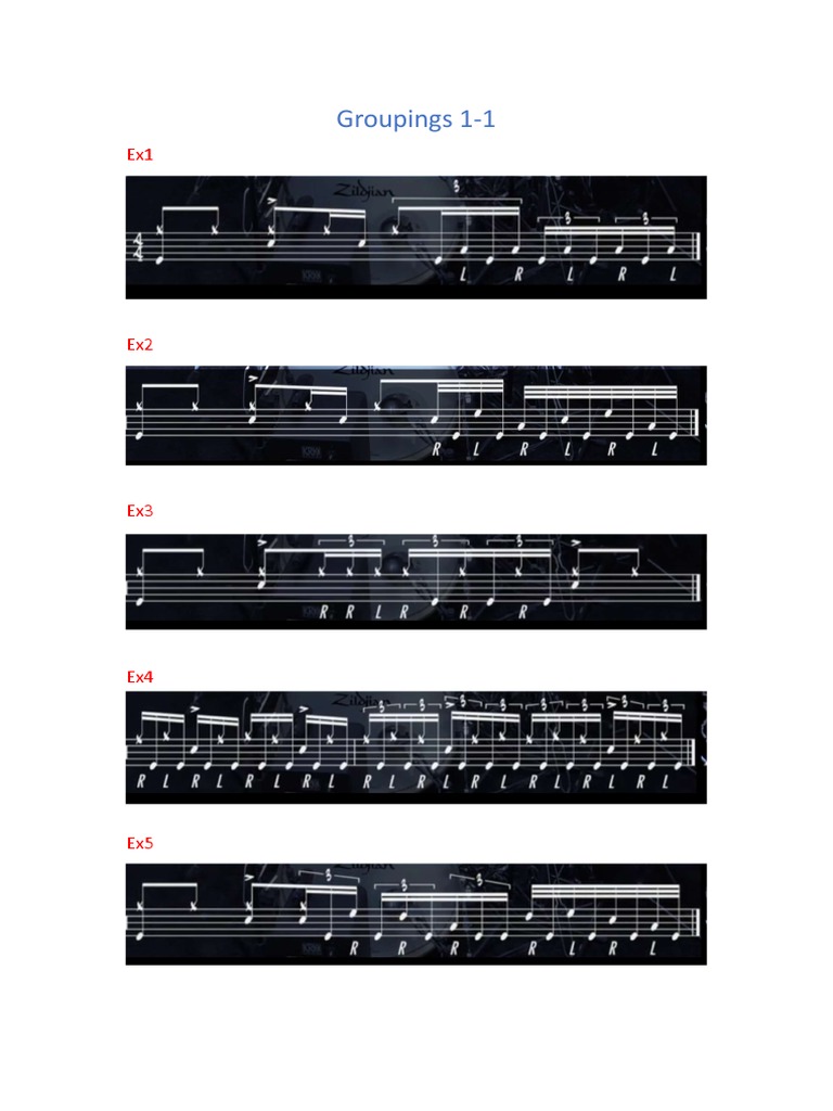 Drum Chops Mastery Exercises Guide | PDF