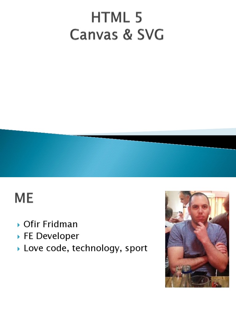 HTML 5 Canvas & SVG | PDF | Graphics | Computer File Formats