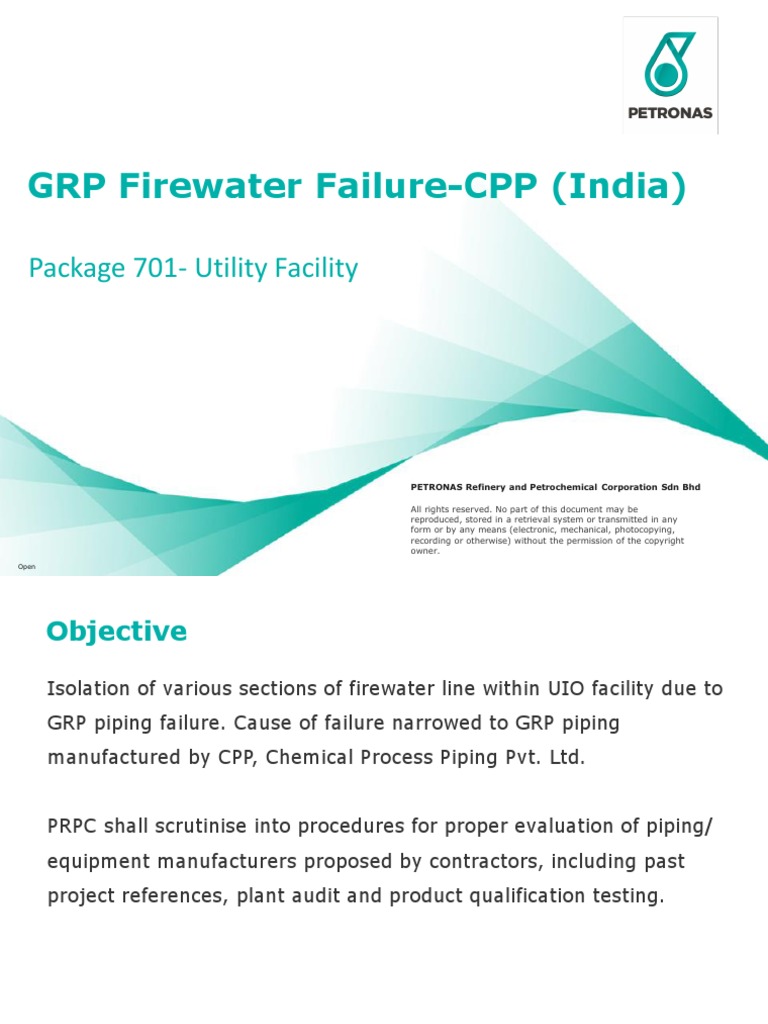 GRP Firewater Failure-CPP | PDF