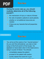 EMT Scene Size-Up and Primary Assessment | PDF | Personal Protective ...