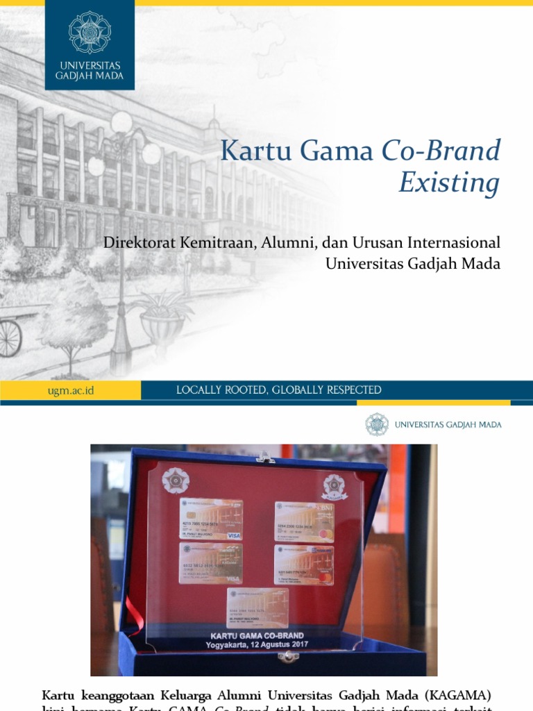 Panduan Kartu GAMA Co-Brand UGM | PDF