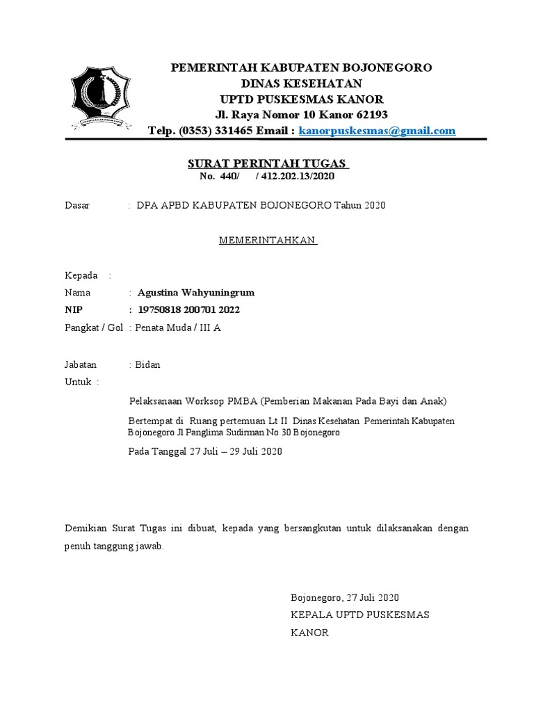 SPPD Pelatiha Pmba Yuyun | PDF