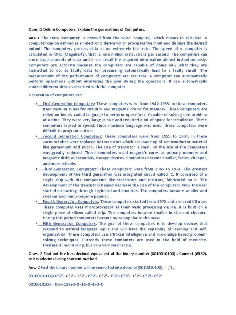 Computer Fundamentals Assignment 1 Pdf Computer Data Storage Computer Memory
