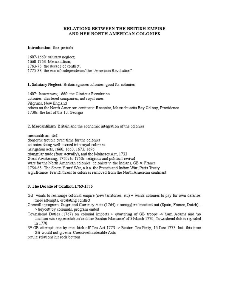 Interesting and Helpful Lecture Notes About The US History | PDF ...