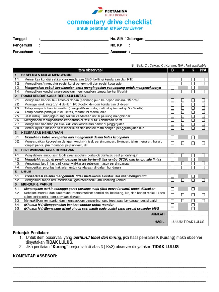 Commentary - Drive - Checklist PHR | PDF