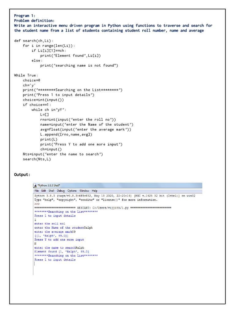Lab Programs 2022-2023 | PDF | Databases | My Sql