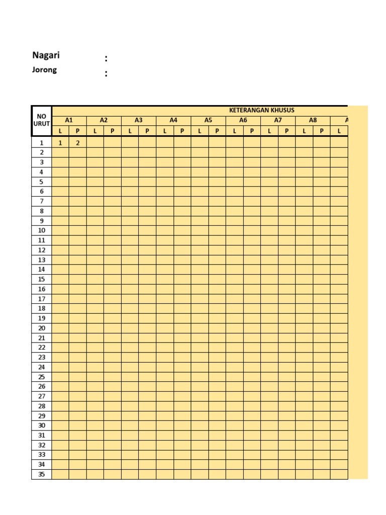 Format Rekapan SMD 2022 Oke | PDF