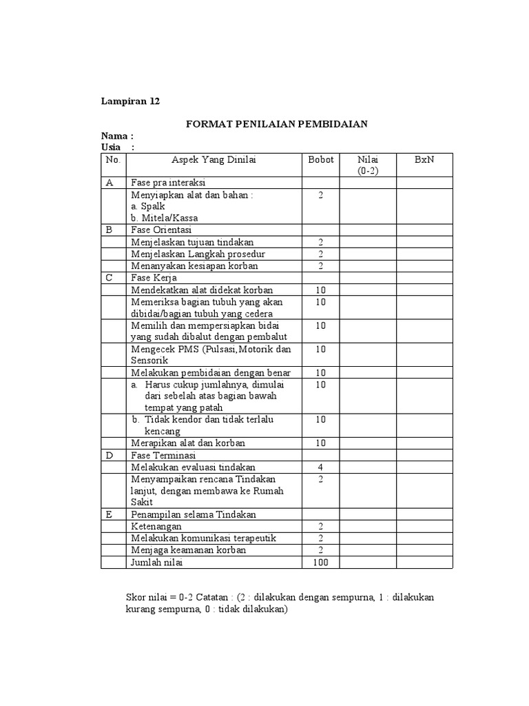 Form Pembidaian | PDF