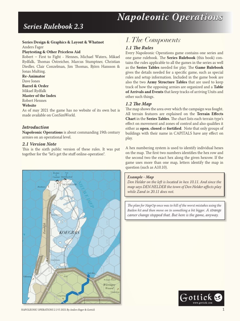 Napop Rulebook23 | PDF | Infantry | Division (Military)