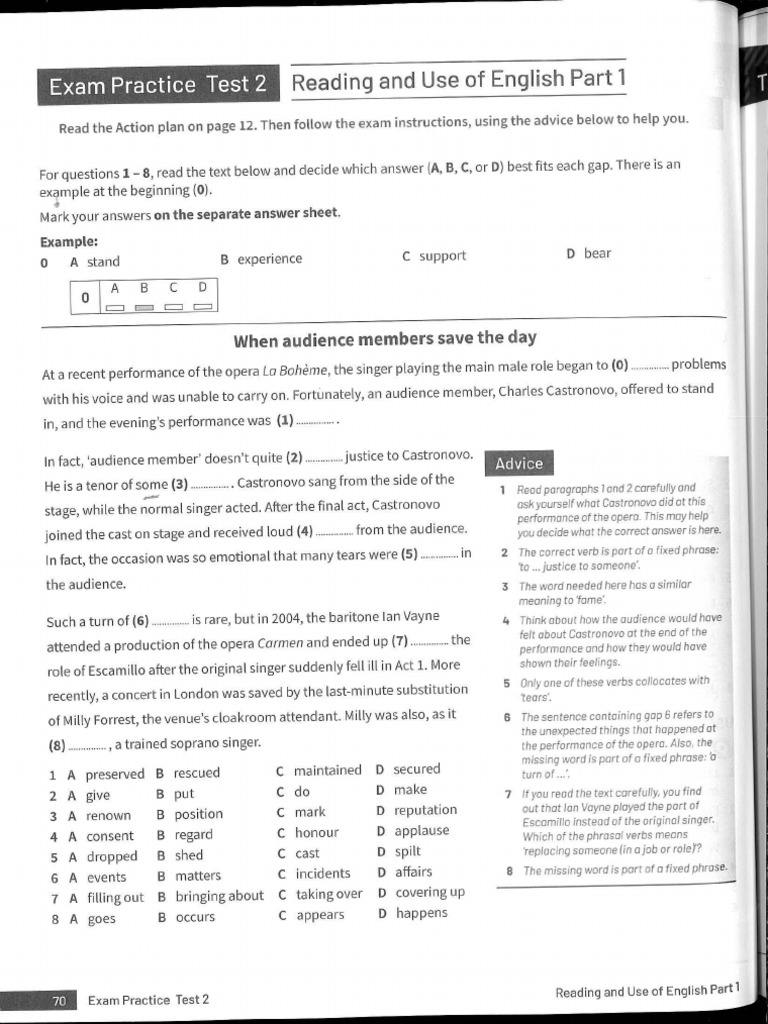 Advanced Trainer 2 - 6 Practice Tests - TEST 2 | PDF