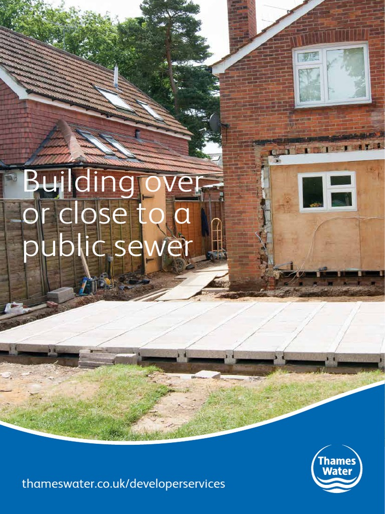 Thames Water Building Over or Close To A Public Sewer | PDF | Sanitary ...