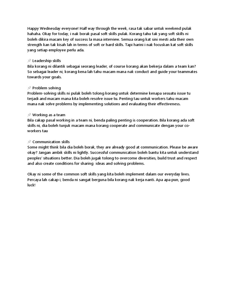 Happy Wednesday Everyone | PDF