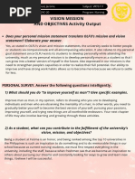 Olfu Mission Vision Core Values and History | PDF