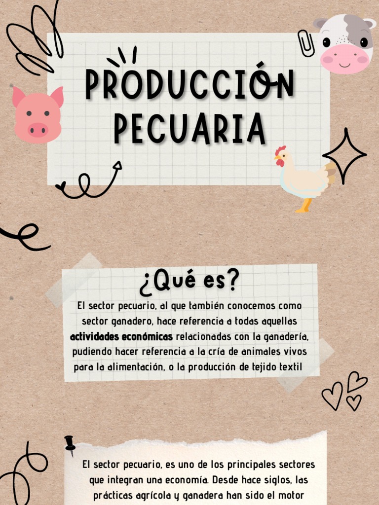 Producción Pecuaria | PDF | Organismos | Ganado