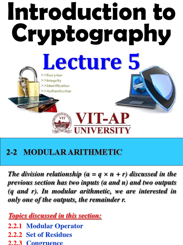 L 5 Modular Arithmetic Pdf Ring Theory Mathematics