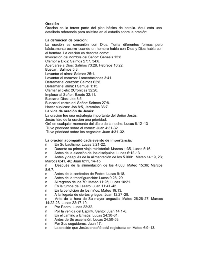 La Oración - Como Orar | PDF | Oración | Creencia religiosa y doctrina