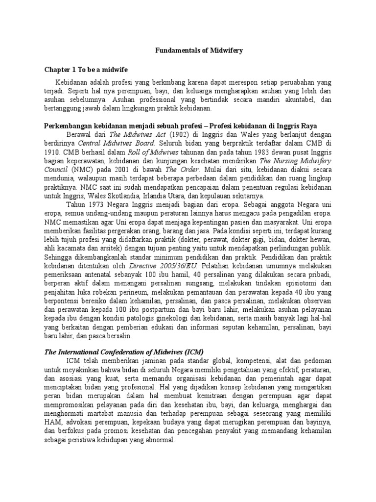 Fundamentals of Midwifery | PDF